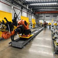 China GBS-01-W1500 Robotic 7th Axis Ground Rail 1500kg Payload Linear Track for Industrial Robot Palletizing Handling Welding for sale