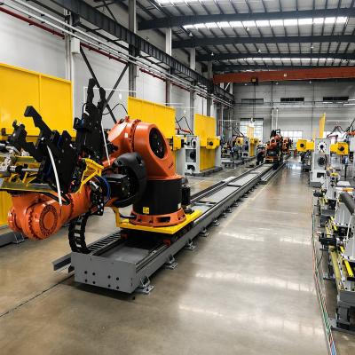 China GBS-01-W1500 Robotic 7th Axis Ground Rail 1500kg Payload Linear Track for Industrial Robot Palletizing Handling Welding for sale