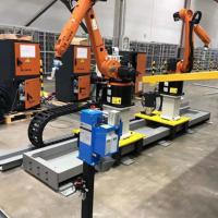 China 500kg Payload 7th Axis Robot Ground Rail GBS-01-W500 for KUKA FANUC for sale