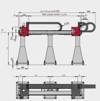 China Robot External Modular Gudel 1-Axis Linear Axis EP2 V3 Load 630kg Cuistomized Length for sale