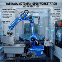 China High Speed Yaskawa GP25-12 Robotic Laser Welding System 6 Axis Welding Robot with 2-Axis Positioner PLC & Motor for sale