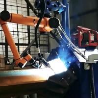 China Shipbuilding I-beam Welding Robot Torch 16kg Payload 967.5mm Reach 6-Axis Cobot for sale