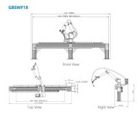 China Single Span Width up to 3m Continuous Welding Long Seams on Large Workpieces 6Axis for sale