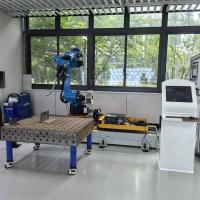 China CNGBS SA10/2000H Free Teach Welding Robot with Bochu BCW600P Laser Seam Tracker System Planning Path on CNGBS Linear Track for sale
