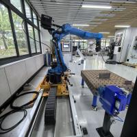 China CNGBS SA10/2000H Free Teach Welding Robot with Bochu BCW600P Laser Seam Tracker System Planning Path on CNGBS Linear Track for sale