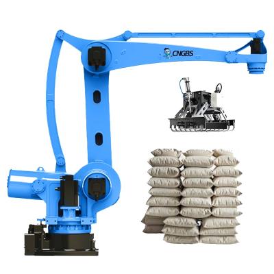 China 180kg Payload Palletizing Industrial Robotic GBS180-K3200 Food Stacking Liquid for sale