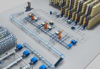 China Pharmaceutical Intelligent Warehouse Logistics Visual Navigation AGV Palletizing for sale