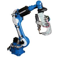 China 280kg Payload 2446mm Reach 6 Axis Industrial Handling Robot 0.05mm Repeatability for sale