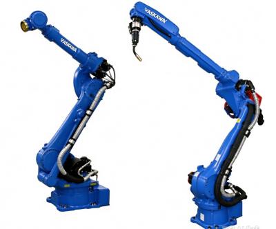 China 400kg Payload 2942mm Reach 6 Axis Industrial Handling Robot 0.1mm Repeatability for sale