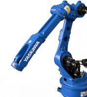 China 400kg Payload 2942mm Reach 6 Axis Industrial Handling Robot 0.1mm Repeatability for sale