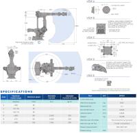 China 600kg Payload 2942mm Reach 6 Axis Industrial Handling Robot 0.1mm Repeatability for sale