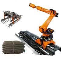 China KR 70 R2100 Palletizing Arm with Custom Fork Gripper Station for sale