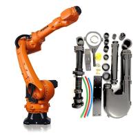 China KR 70 R2100 Palletizing Arm with Custom Fork Gripper Station for sale
