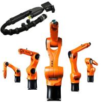 China KR 70 R2100 Palletizing Arm with Custom Fork Gripper Station for sale