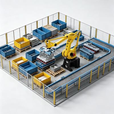 China FANUC M-710iC Palletizing Arm for Food and Steel Material Transfer for sale