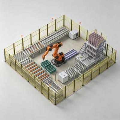 China KUKA KR 300 R2700 Palletizing Cell for Food Logistics Handling for sale