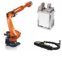 China KUKA QUANTEC-2 KR 300 R2700-2 6-Axis Robot Arm 300kg Payload 2701mm Reach ±0.05mm with CNGBS Gripper for Machine Tending for sale