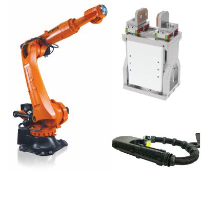 China KUKA QUANTEC-2 KR 300 R2700-2 6-Axis Robot Arm 300kg Payload 2701mm Reach ±0.05mm with CNGBS Gripper for Machine Tending for sale