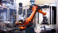 China KUKA QUANTEC-2 KR 300 R2700-2 6-Axis Robot Arm 300kg Payload 2701mm Reach ±0.05mm with CNGBS Gripper for Machine Tending for sale