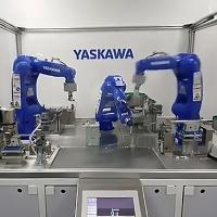 China Complete Robotic Cell Yaskawa Motoman GP8 6 Axis Industrial Robot Arm for Automatic Sorting Station for sale