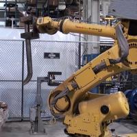 China Sheet Metal Bending Loading Unloading Robot FANUC R-2000iC/125L Power Distribution for sale