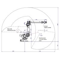 China Sheet Metal Bending Loading Unloading Robot FANUC R-2000iC/125L Power Distribution for sale