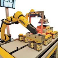China High Speed Stable 6 Axis Robot Arm FANUC 10iD Series PLC Motor IP54 Max Payload 35kg for sale