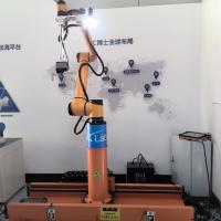 China AUBO 6 Axis Cobot Stacking Carton with Pneumatic Suction Cup Clamp Load 20kg 1647mm for sale