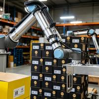 China UR20-1750 20kg Payload Collaborative Robot with Vacuum Suction Cup for Palletizing for sale