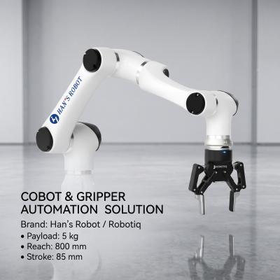 China Huayan Robot 5kg Payload Cobot with Robotiq Gripper Pick and Place Handling for sale