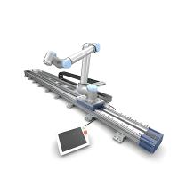 China Universal Robots UR5e 6 Axis Collaborative Robot with Linear Ground Rail Motor 5kg for sale