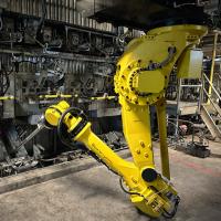 China High Load Industrial Handling Robot FANUC M-900iB/360 Auto Manufacturing Large Parts for sale