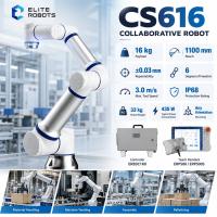 China Heavy Duty ELITE CS616 6-Axis 16kg Payload 1100mm Collaborative Robot Arm for sale