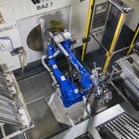 China CNC Bending Machine Loading Unloading Robot YASKAWA GP50 High-precision Stainless for sale