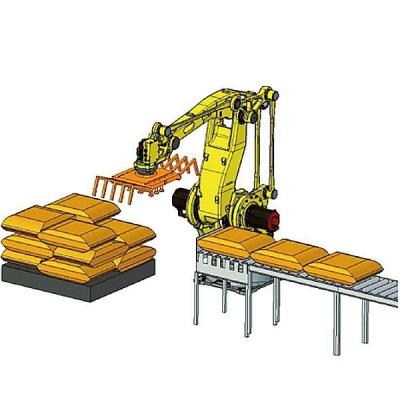 China 4 Axis Robot Palletizing Solution FANUC M410iC 500kg 3143mm 0.05mm with Engine & for sale