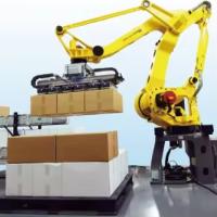 China 4 Axis Robot Palletizing Solution FANUC M410iC 500kg 3143mm 0.05mm with Engine & for sale