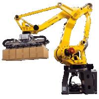 China 4 Axis Robot Palletizing Solution FANUC M410iC 500kg 3143mm 0.05mm with Engine & for sale