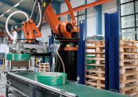 China KUKA 6-Axis Palletizing Robot 40kg Payload 2091mm Reach Gripper Solution for sale