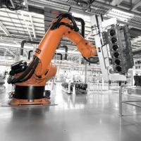 China KUKA 1300kg Payload Palletizing Robot 3202mm Reach Heavy Duty Stacking for sale