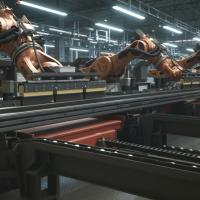 China KUKA 1300kg Payload Palletizing Robot 3202mm Reach Heavy Duty Stacking for sale