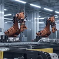 China KUKA 1300kg Payload Palletizing Robot 3202mm Reach Heavy Duty Stacking for sale