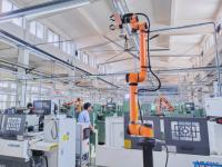China Precision AUBO-iS20 Cobot Load 20kg 1647mm with 3D Camera and Fixture for CNC for sale