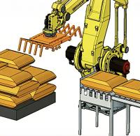 China FANUC M-410iC/500 500kg Payload Palletizing Robot 3143mm Reach Heavy Duty for sale
