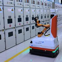 China AUBO AMR300 Autonomous Mobile Robot AUBO-i16 Production Workshop Patrol Inspection for sale