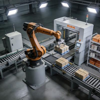 China KUKA 6-Axis Industrial Handling Robot Workstation for Warehouse Logistics for sale