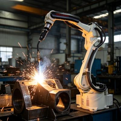 China Kawasaki BA013N 13kg Payload Arc Welding Robot 1492mm Reach Workstation for sale