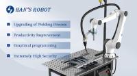 China Huayan Turnkey Robotic Welding Workstation 6 Axis Industrial Cobot Arc Laser Welding Table for Small Batch Metal Fabrication for sale