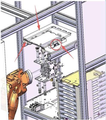 China QJAR JQR7-900 6-Axis Robot Machine Tool Automatic Door Flipping Module for sale