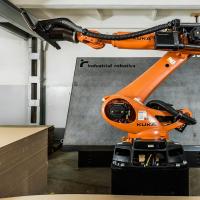 China KUKA KR150 R3100 150kg Payload Handling Robot 3100mm Reach Vacuum Suction Cup for sale