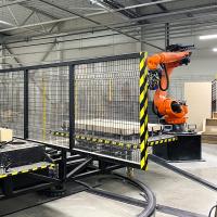 China KUKA KR150 R3100 150kg Payload Handling Robot 3100mm Reach Vacuum Suction Cup for sale